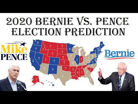 Bernie Sanders vs. Mike Pence 2020 Electoral Map Prediction - Projecting the 2020 Election Results