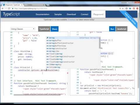 Typescript Playground Tutorial