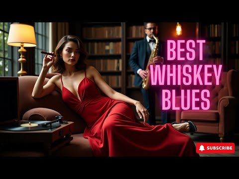 Whiskey & Midnight Blues | Smooth Guitar & Jazz Bar Vibes