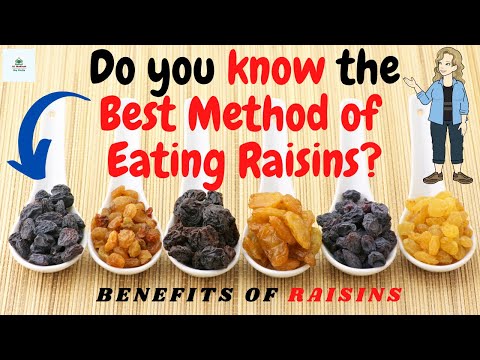 🔸Do you know the best method of Eating Raisins || Health Benefits of Raisins || Black Raisins