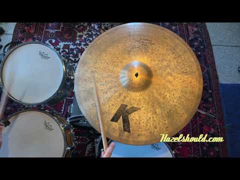 Zildjian K CUSTOM Medium Ride 22” Smooth Light Sizzle | Reverb