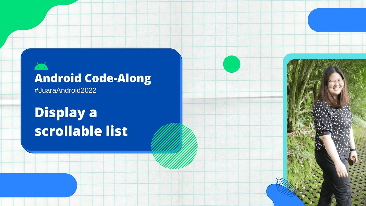 Display a scrollable list code-along