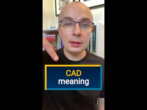 CAD meaning | What does "CAD" mean? Definition in Merlin Dictionary #shorts
