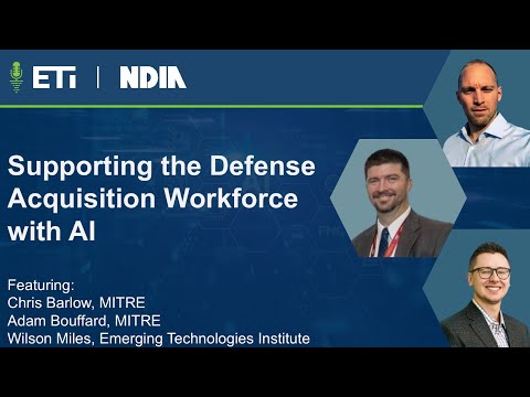 Supporting the Defense Acquisition Workforce with AI