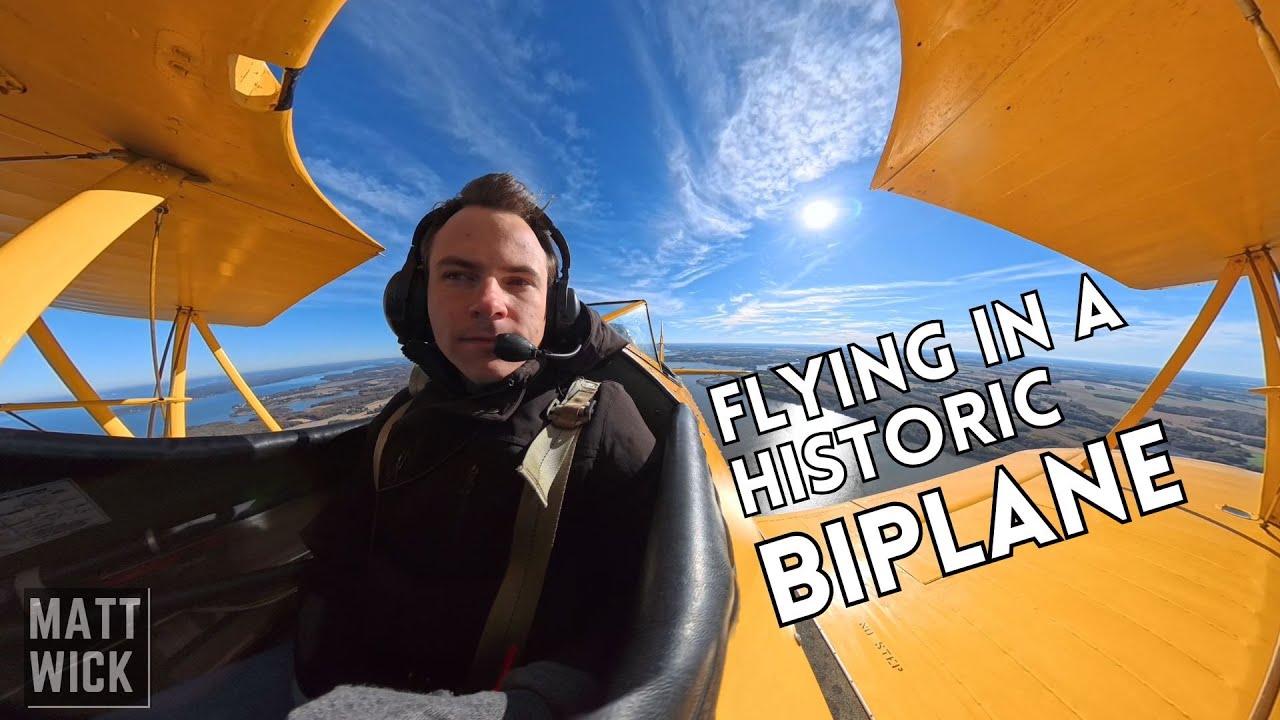 Experience Flying in a WW2 Biplane | Stearman Model 75