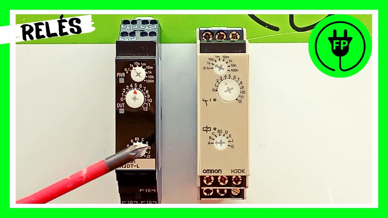 Conexión y configuración de retardos de RELÉ TEMPORIZADOR MULTIFUNCIÓN