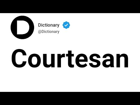 Courtesan Meaning In English