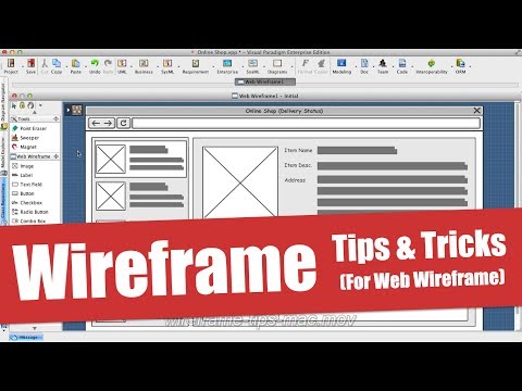 Wireframe Tips and Tricks (For Website Wireframe) [Mac Version]