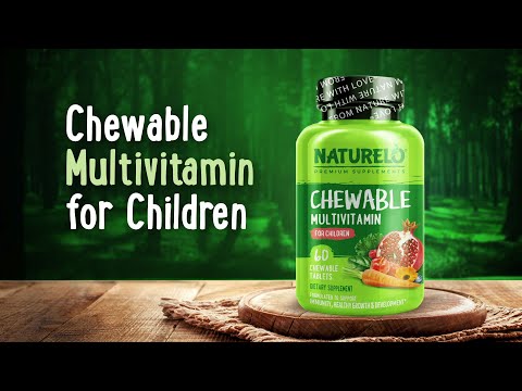 NATURELO Chewable Multivitamin for Children