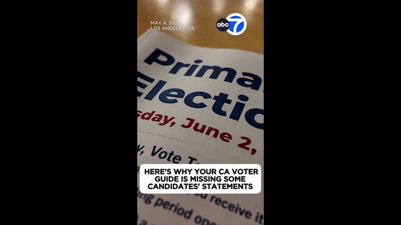 Here's why your CA voter guide is missing some candidates' statements