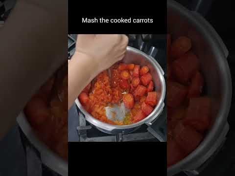 No grating ,Quick & Easy Gajar Halwa Recipe | Cooker recipe