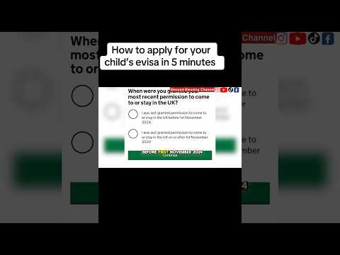 How to Apply for Your Child’s eVisa: Step-by-Step Guide for Parents (Quick & Easy)