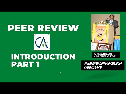 PEER REVIEW AN EASY UNDERSTANDING PART 1