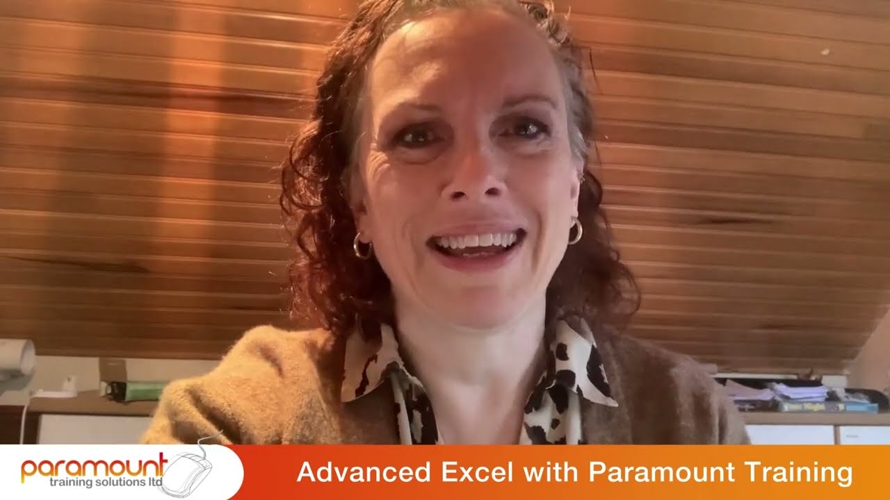 Advanced Microsoft Excel Training | Paramount Training Solutions