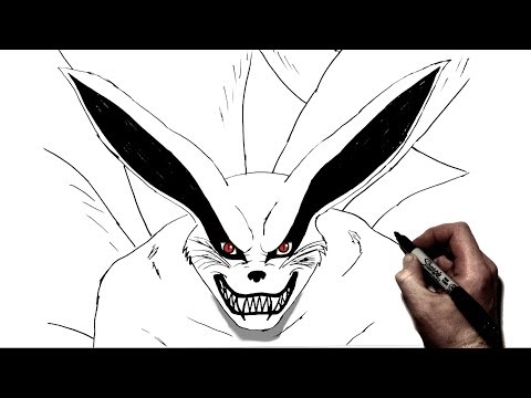 How to Draw Kurama | Step by Step | Naruto
