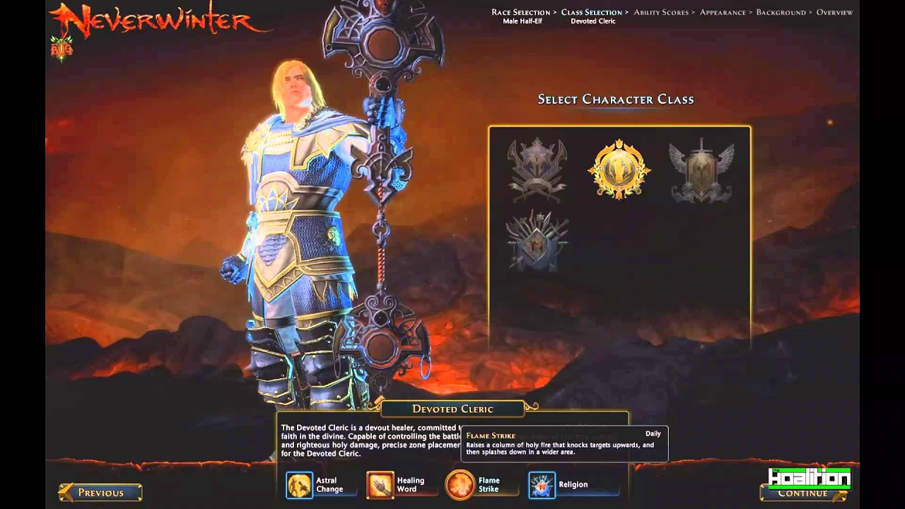 Neverwinter Press Beta - Character Creation w/ Commentary