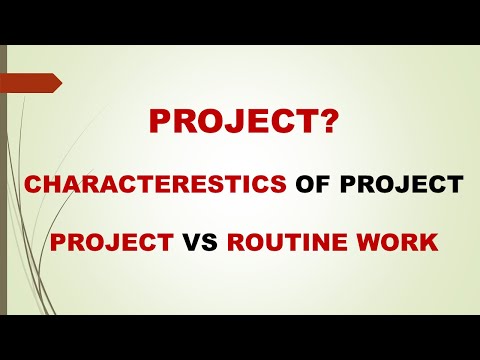 02. What is Project|Definition|Characteristics|Example|Project Management|Hindi