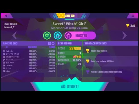 Steam Community :: Video :: Muse Dash: Sweet* Witch *Girl* FC