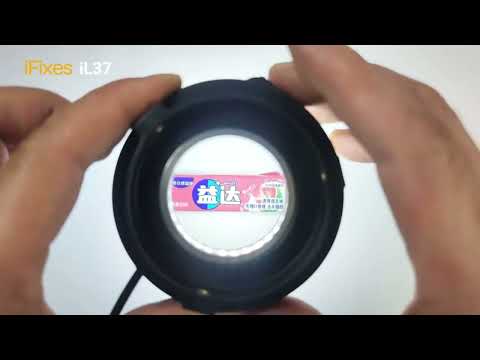 iFixes iL37 Microscope Polarized LED Ring Light Lamp Anti Glare
