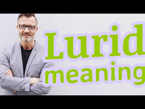 Lurid | Definition of lurid