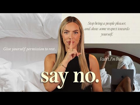 STOP BEING A PEOPLE PLEASER | say no without guilt