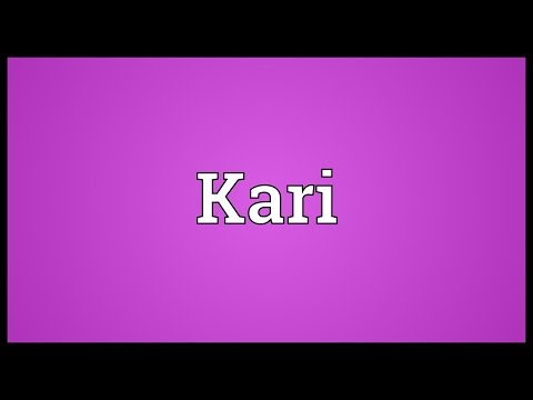 Kari Meaning