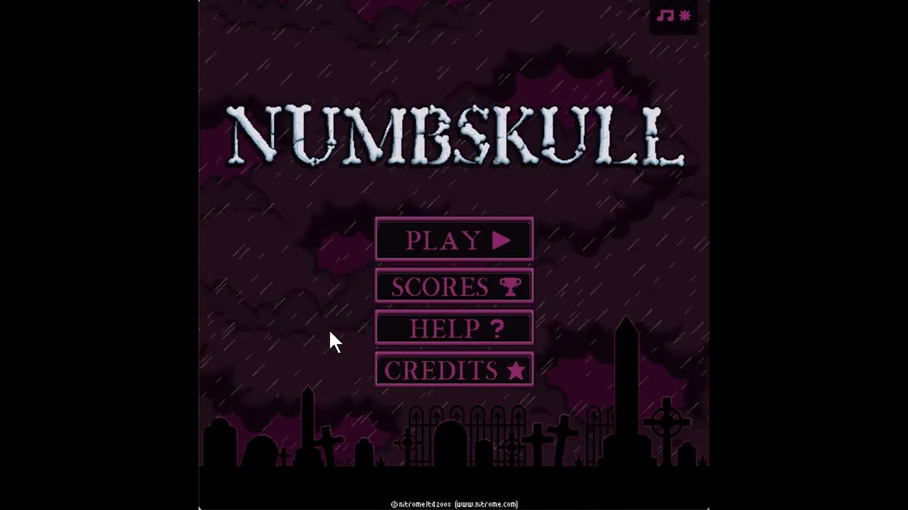 Numbskull (Nitrome.com) Levels 1-20
