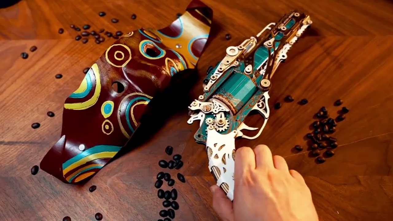 Explore the Unique Charm of Steampunk Revolver 3D Wooden Puzzle
