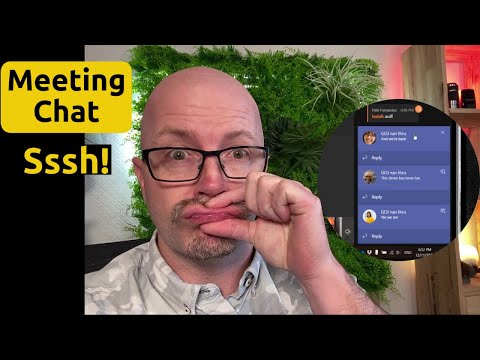 Mute noisy chat in a Microsoft Teams meeting