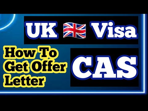 How To Get CAS / Offer Letter || UK 🇬🇧 visa
