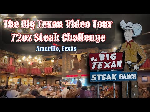 The Big Texan - Tour & 72oz Steak Challenge - Amarillo, Texas - Route 66