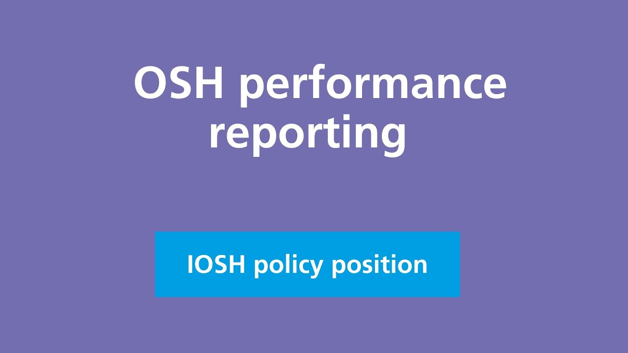 OSH performance reporting