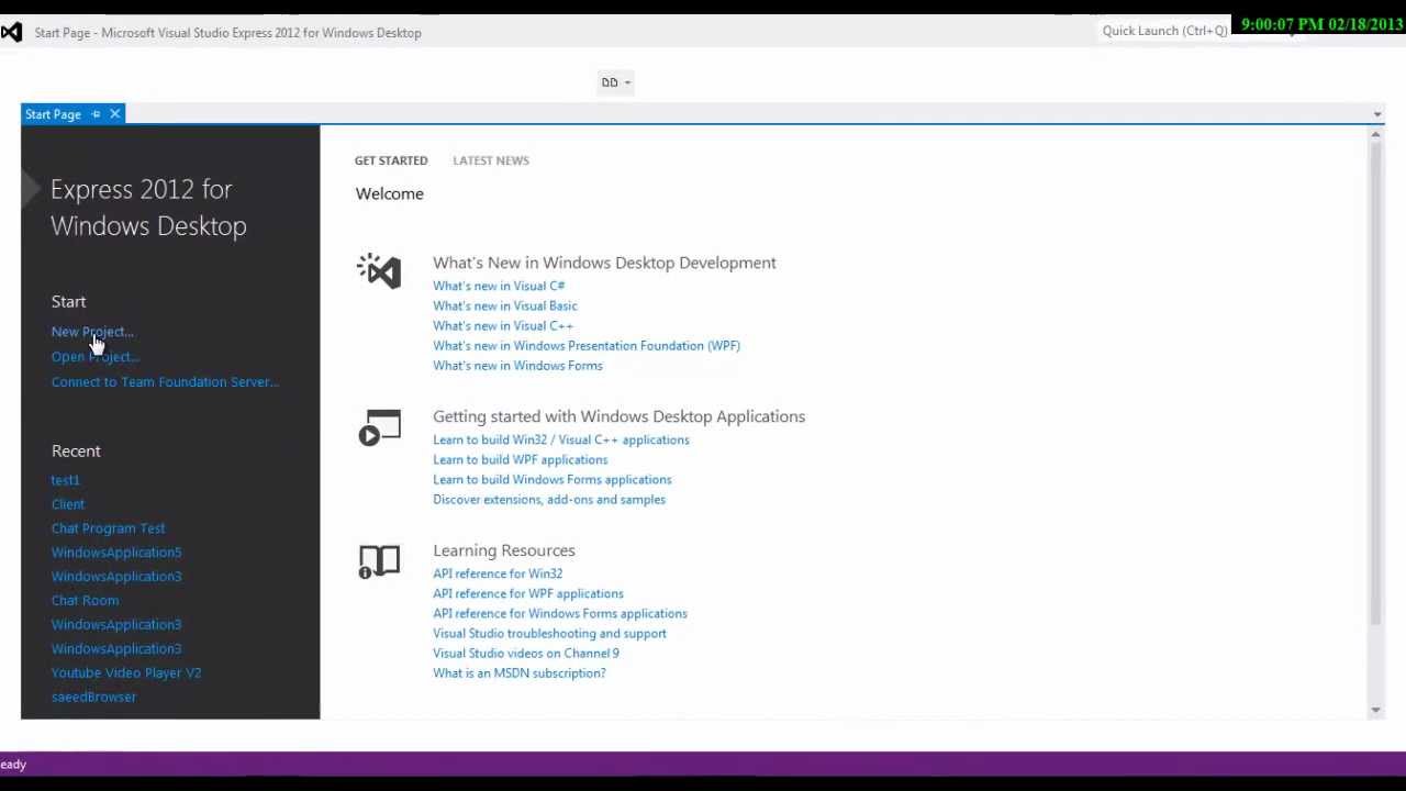Visual Basic 2012 Express Tutorial - 1 Basic Program