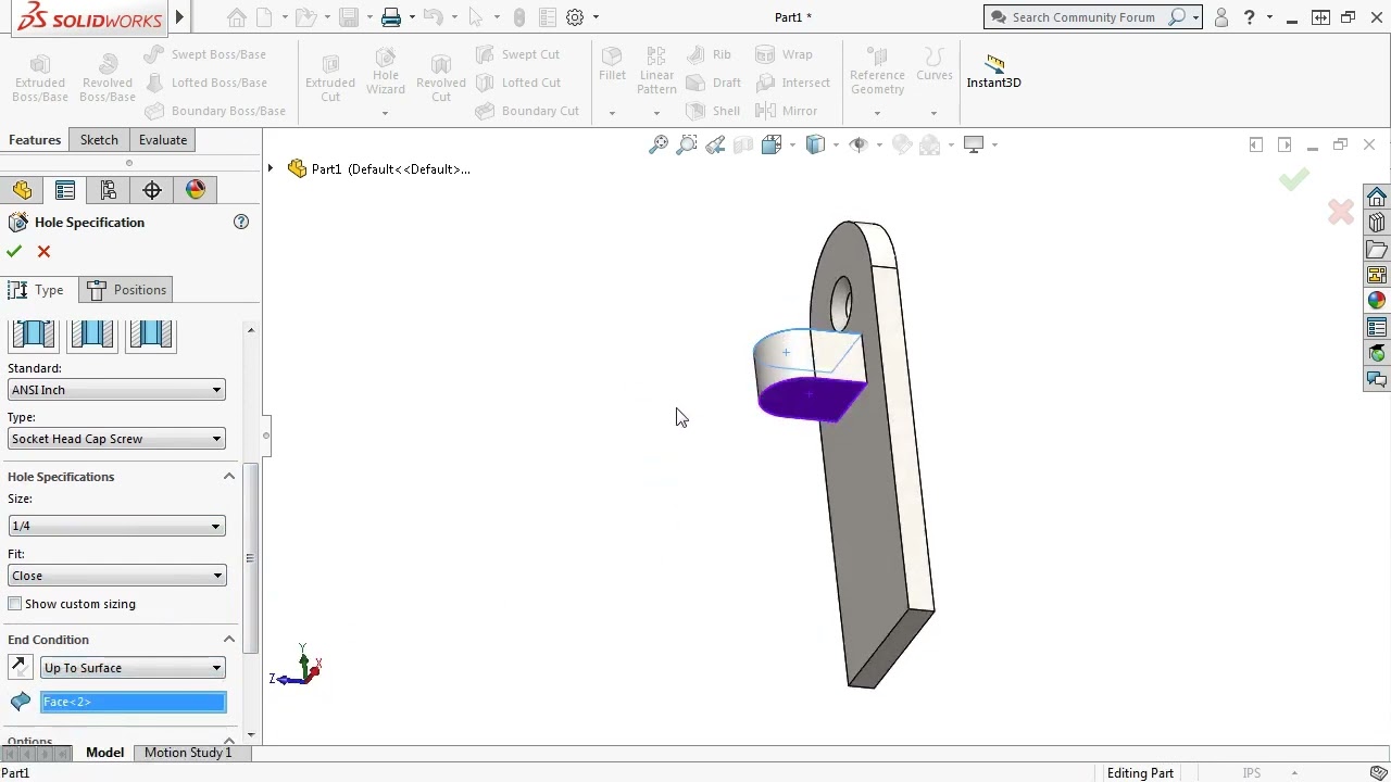 solidworks tutorial 25 Guided Exercise & Bracket