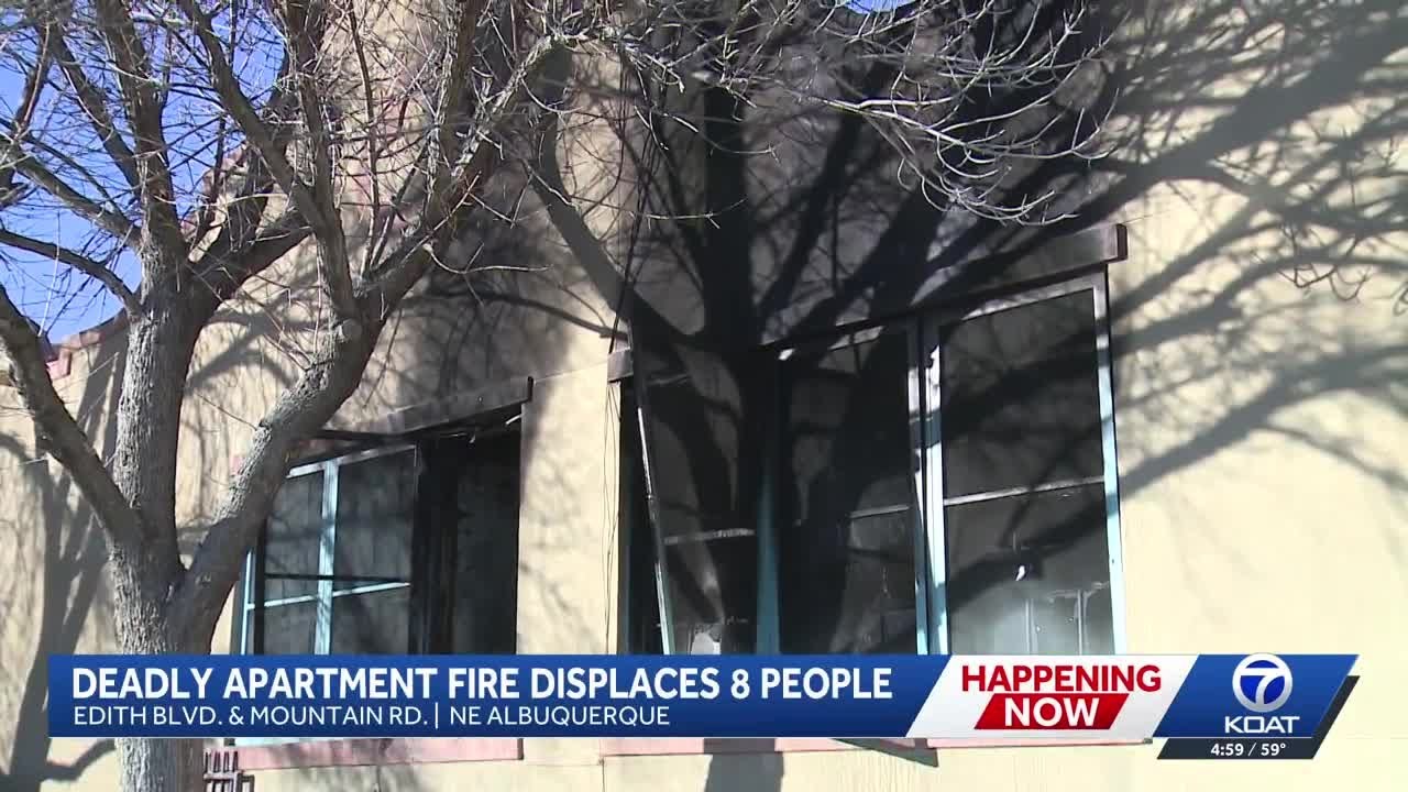 One dead in Albuquerque apartment complex fire