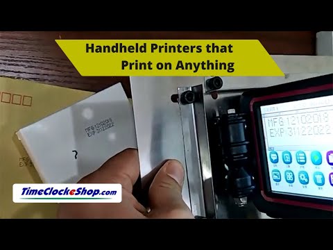 Handheld Printer that Prints on Anything and any Surface