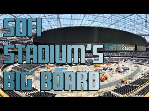 SoFi Stadium In Los Angeles Completes Largest Video Board In Sports
