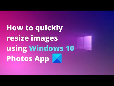How to quickly resize images using Windows 10 Photos App