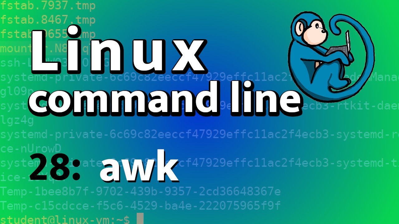 LCL 28 - awk - Linux Command Line tutorial for forensics