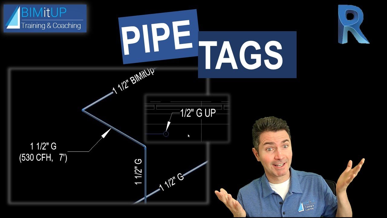 How to Create Pipe Tags in Revit Tutorial