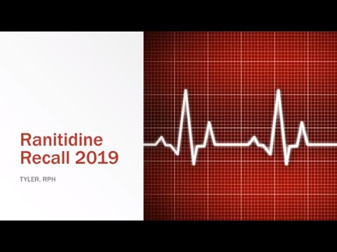 Ranitidine Recall 2019 - What should you do?