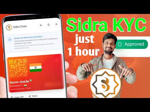 Sidra Chain kyc verification start in India | how to Sidra coin KYC | Sidra account verified