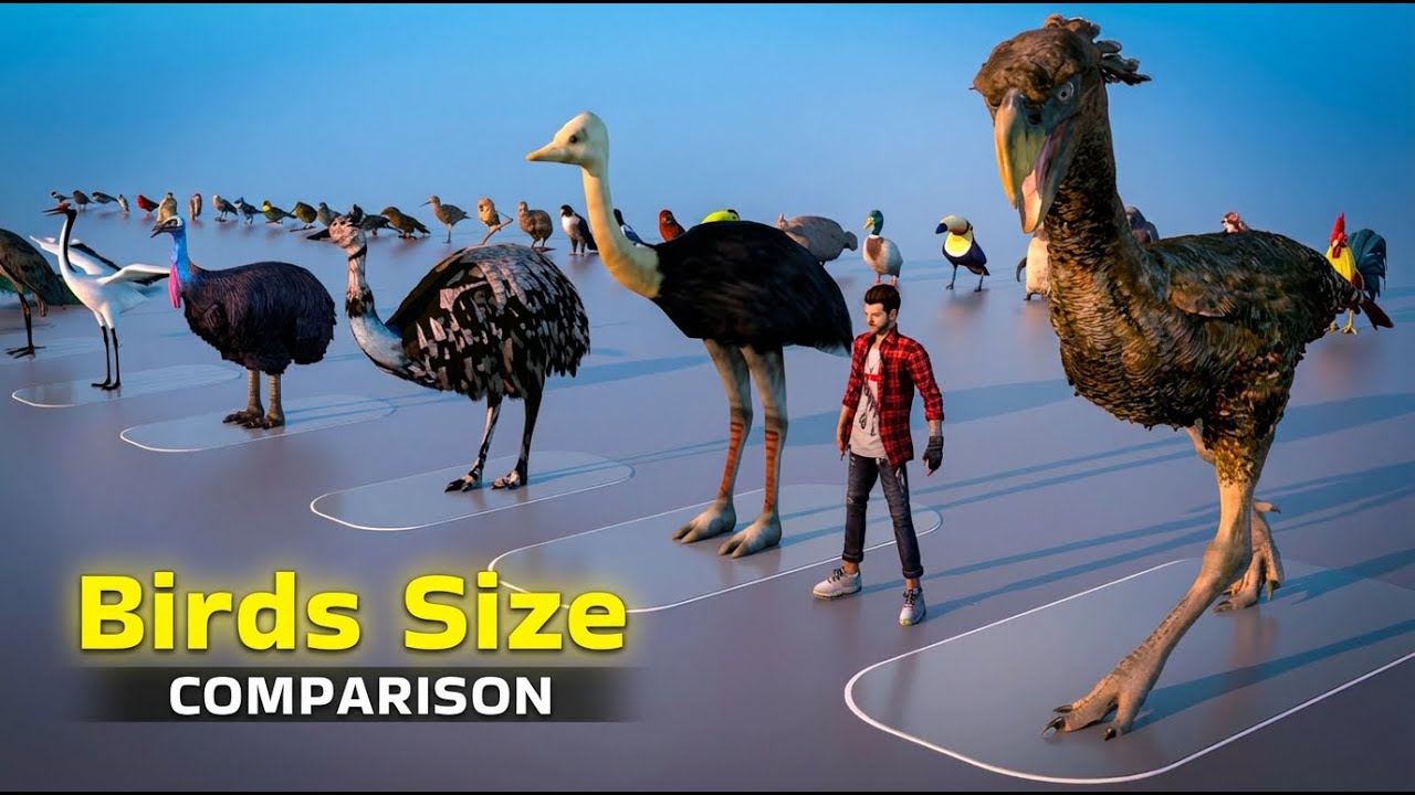 Tiny Hummingbirds vs Giant Eagles: The Size Difference Will Shock You