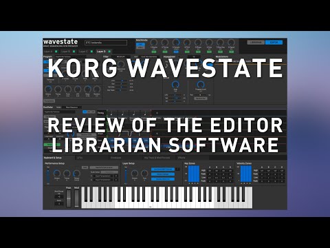 KORG WAVESTATE - Reviewing the Editor Librarian Software