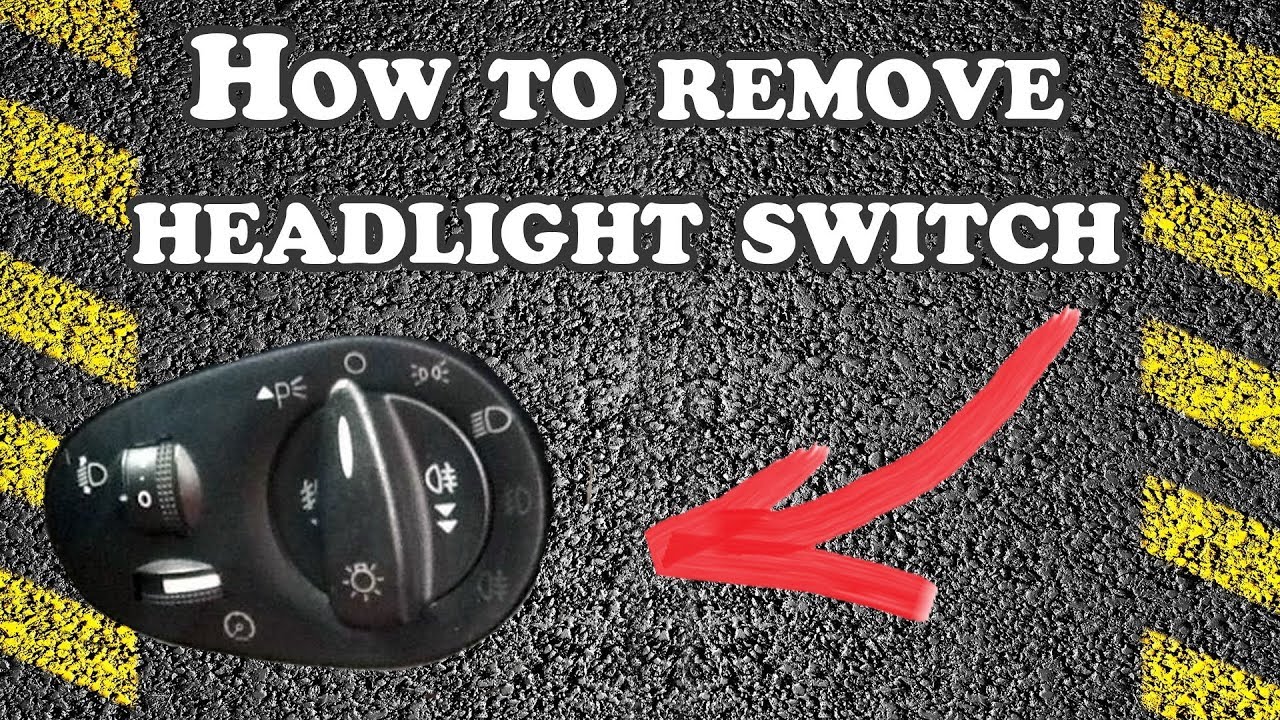 How to remove Headlight Switch - 2001 Ford Focus