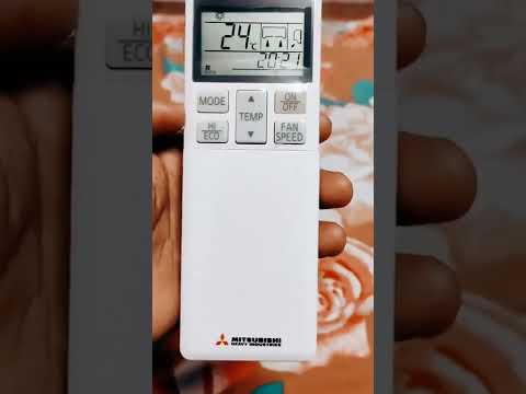 mitsubishi heavy duty air conditioner Remote