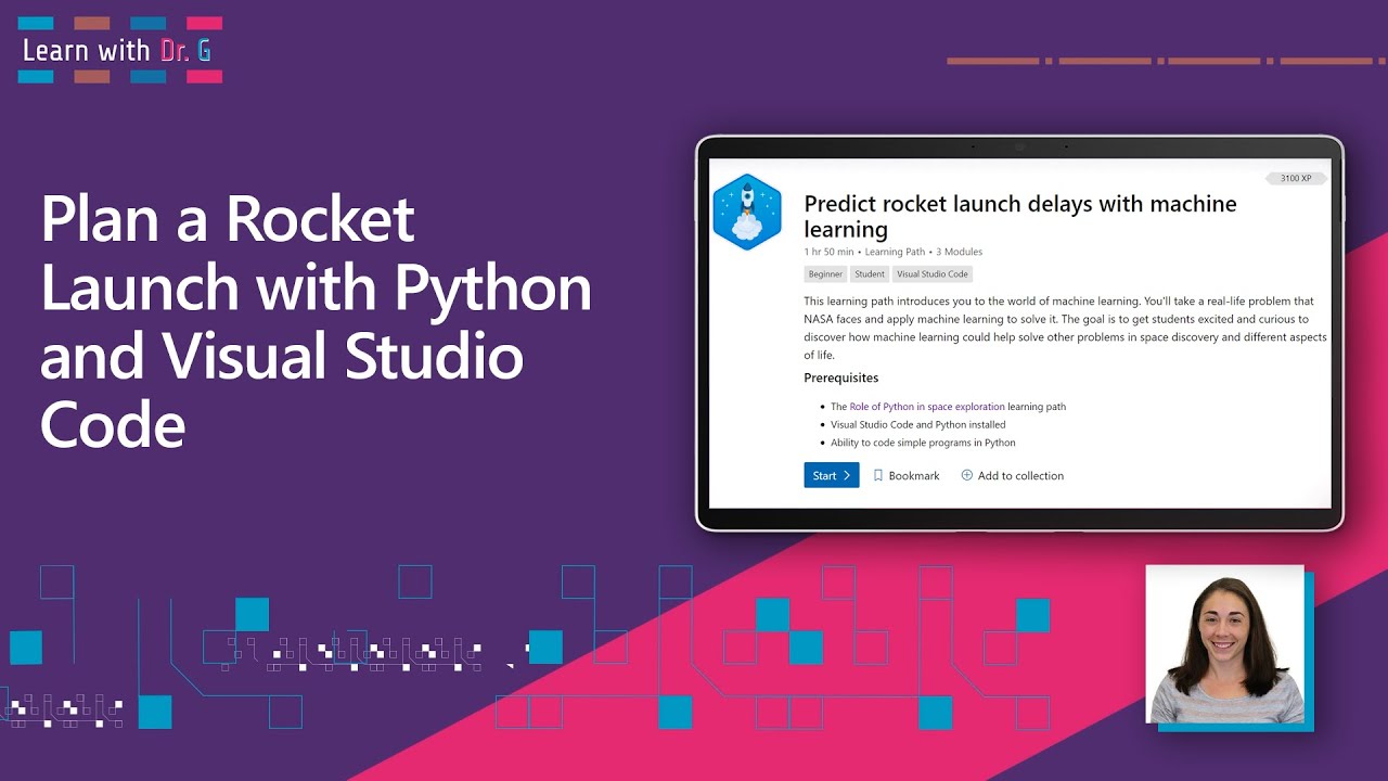 Plan a Rocket Launch with Python and Visual Studio Code | Learn with Dr G
