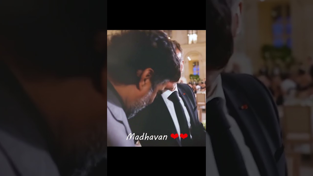 R Madhavan selfie with Modi & French President