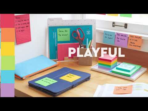 Post-it Super Sticky Notes | Playful | 76x76 mm | Lomax