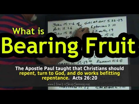 What is Bearing Fruit (verses included)
